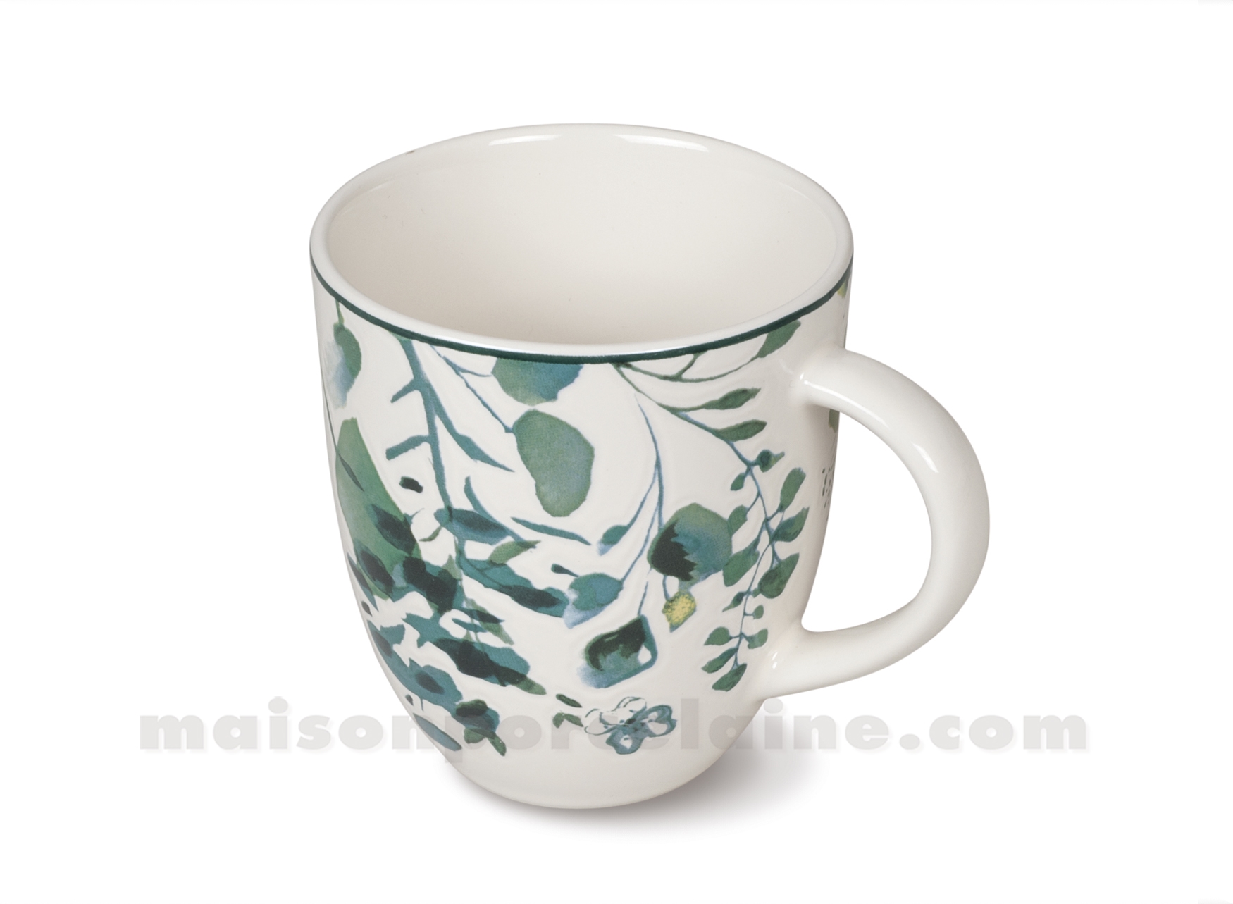 MUG GRES MEDARD DE NOBLAT OXALIS 24CL - Maison de la Porcelaine