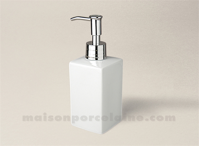 POUSSE MOUSSE PORCELAINE BLANCHE CARRE MING PM 17X6 - Maison de la ...